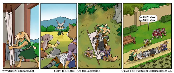 Inherit the Earth Web Comic : In a Rush