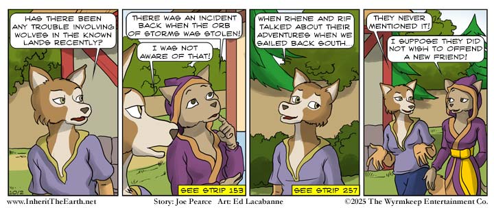 Inherit the Earth Web Comic : Lupine Surprise
